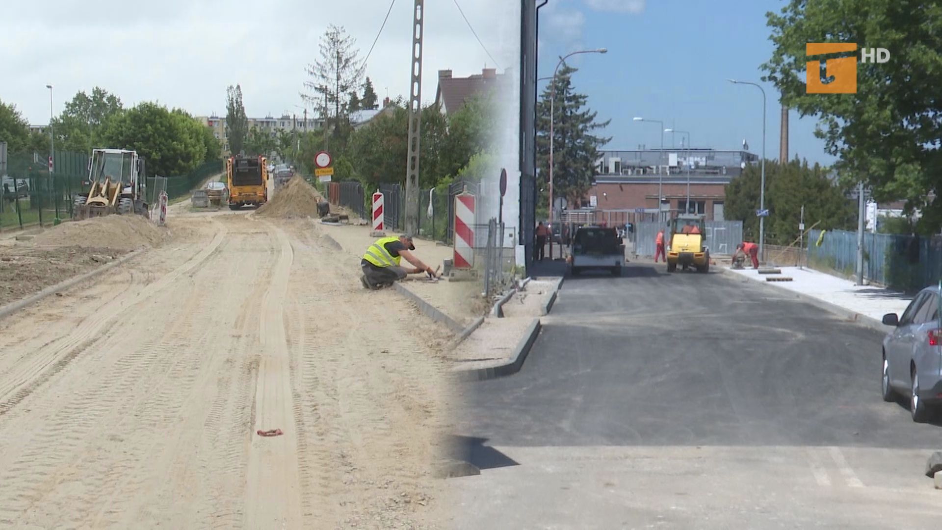 Finisz i opóźnienie drogowych miejskich inwestycji | Tv Tetka Tczew
